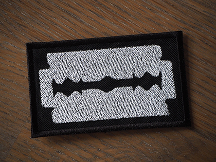 RAZORBLADE Patch (SILVER) | Depressive Illusions Records