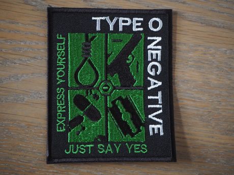 TYPE O NEGATIVE (Express Yourself) Patch | Depressive Illusions Records