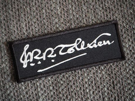 J. R. R. Tolkien (signature) Patch (colors) | Depressive Illusions Records