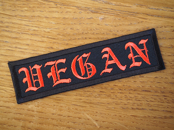VEGAN (Crust/Noisecore band) Patch (colors) | Depressive Illusions Records