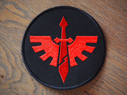 WARHAMMER Symbol (DEATHWING) Patch (colors) | Depressive Illusions Records