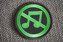 NOISECORE / GRINDCORE symbol patch (green) | Depressive Illusions Records